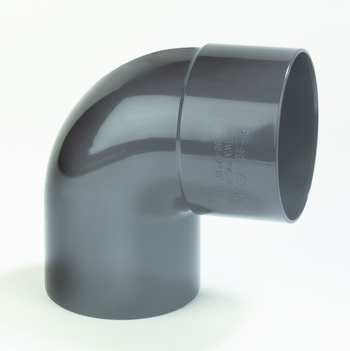 Bocht buis 90° PVC - RAL 7016 kopen | J&S Dakplaten